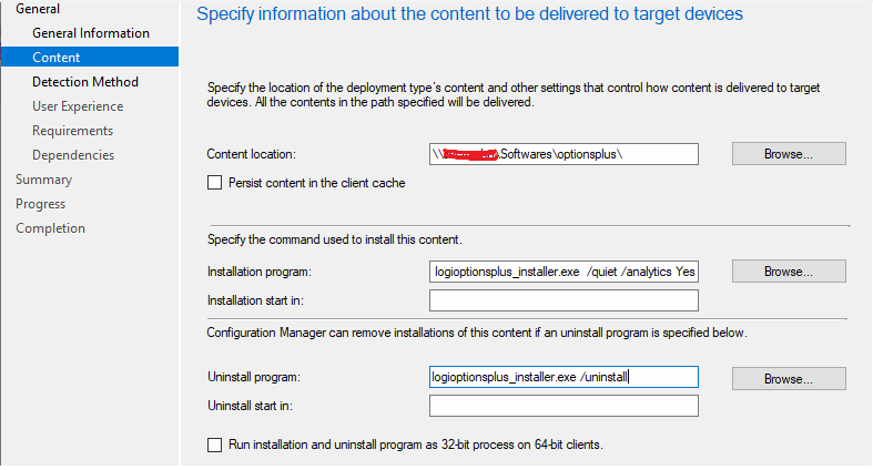 Mass Installation And Configuration Of Logitech Options Software